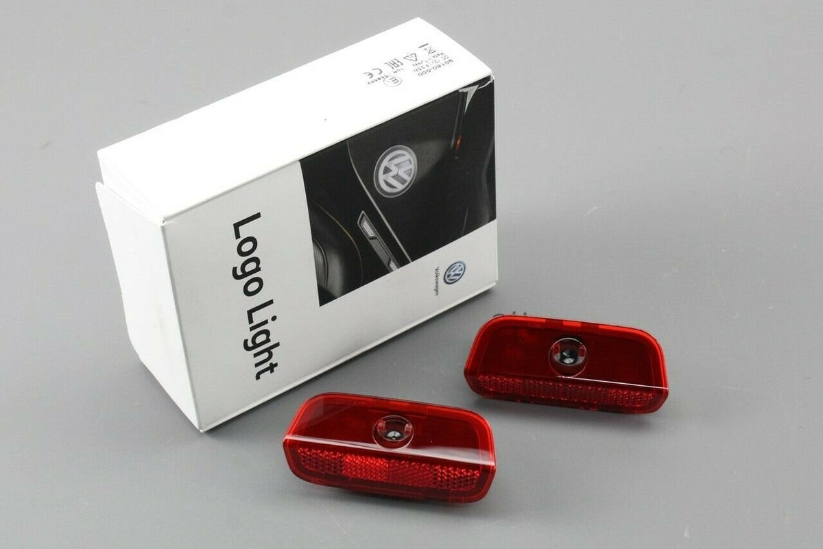 VW Golf Passat T-Roc LED Projector logo puddle entry lights 000052120B ...