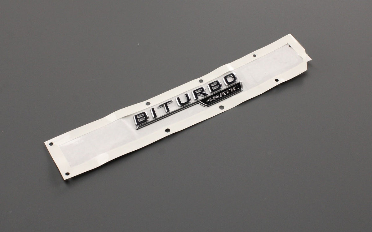 Mercedes-Benz C-Class GLC left front wing badge BiTurbo A2058172601 ...