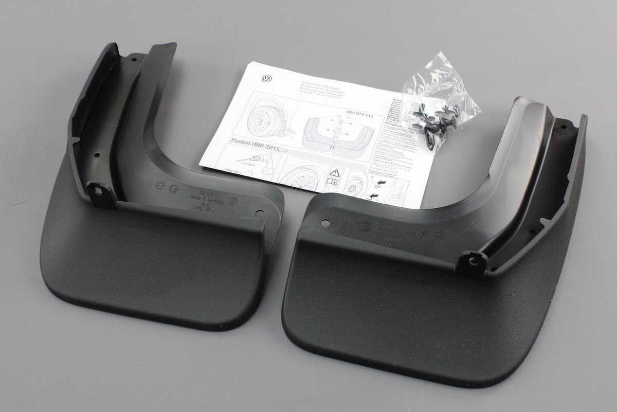 VW Passat B8 2015-on accessory front mud flaps pair 3G0075111 ...