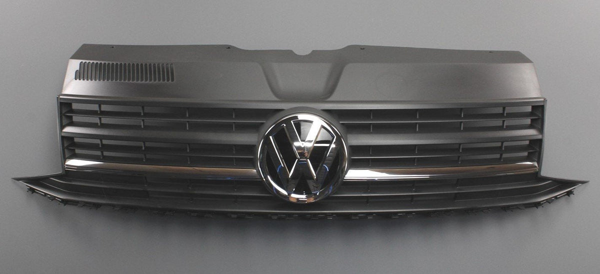 VW Transporter California T6 front radiator grille with badge 7E085365 ...