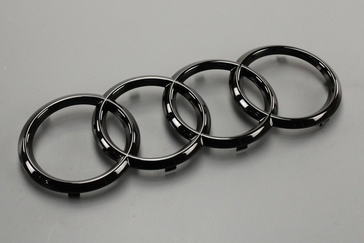 Audi Q7 SQ7 2020-on front Audi rings badge emblem (black) 4M0071801 ...