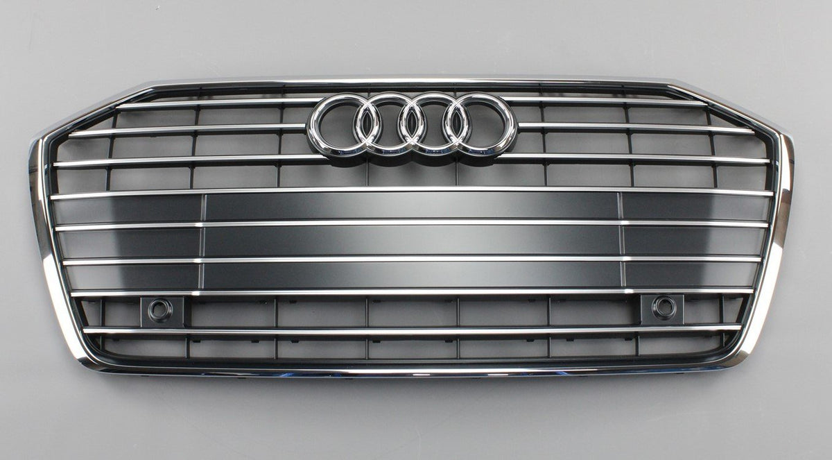 Audi A6 C8 2019-on S-Line front radiator grille & badge 4K0853651B RU6 ...