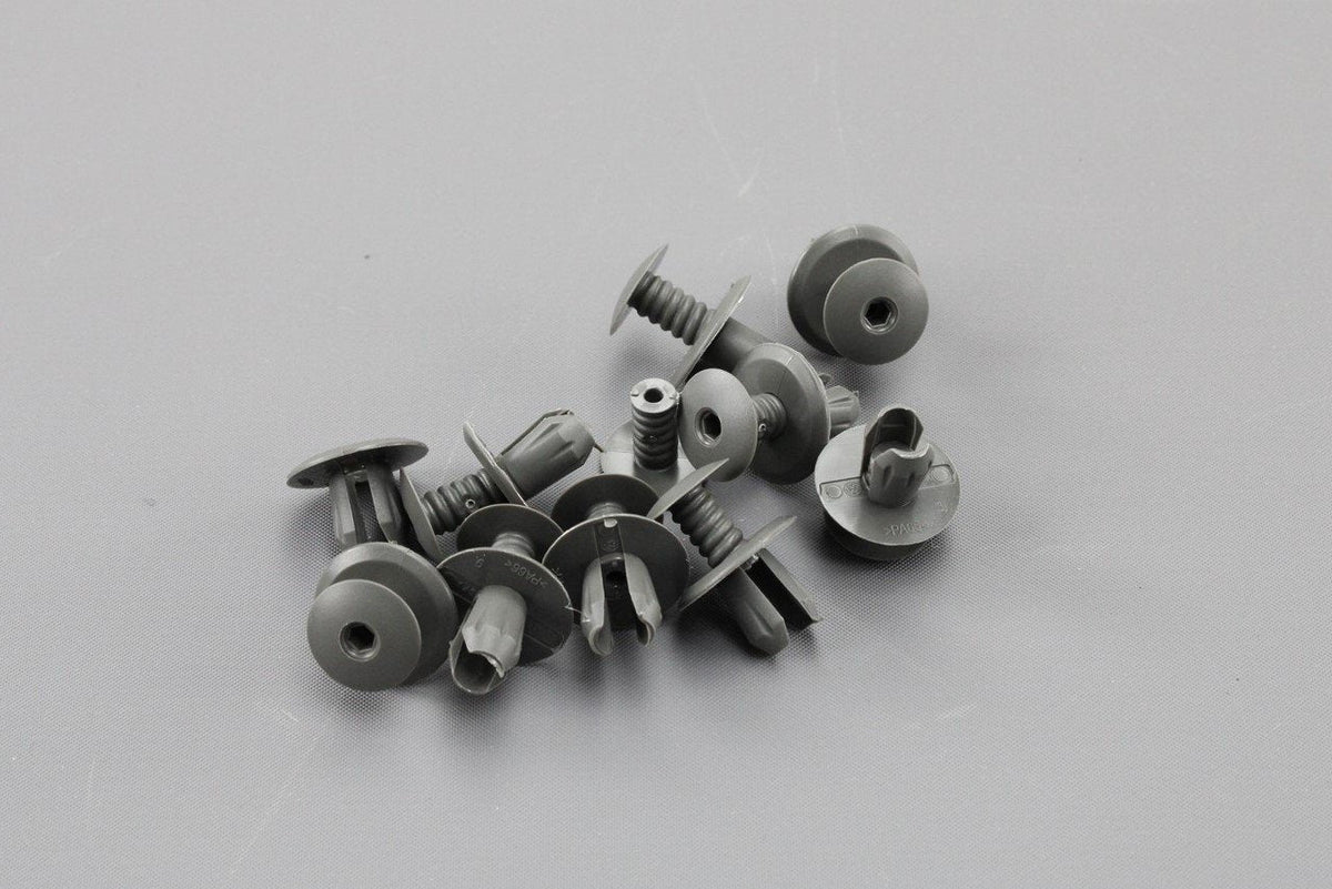 VW Transporter T6.1 Seat trim panel clips Grey (x10) 7H0867299 NA2 ...