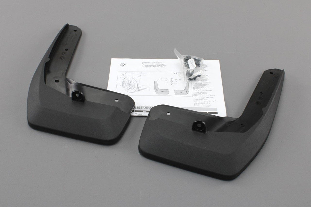 VW Caddy 2020-on accessory mud flaps set (front) 2K7075111 – Partshaus Ltd