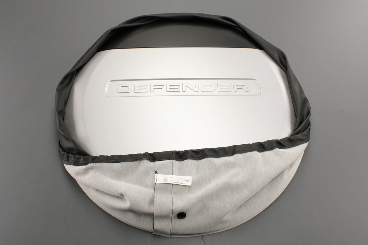 Land Rover Defender 2020-on spare wheel cover (satin silver) VPLEW0143 ...