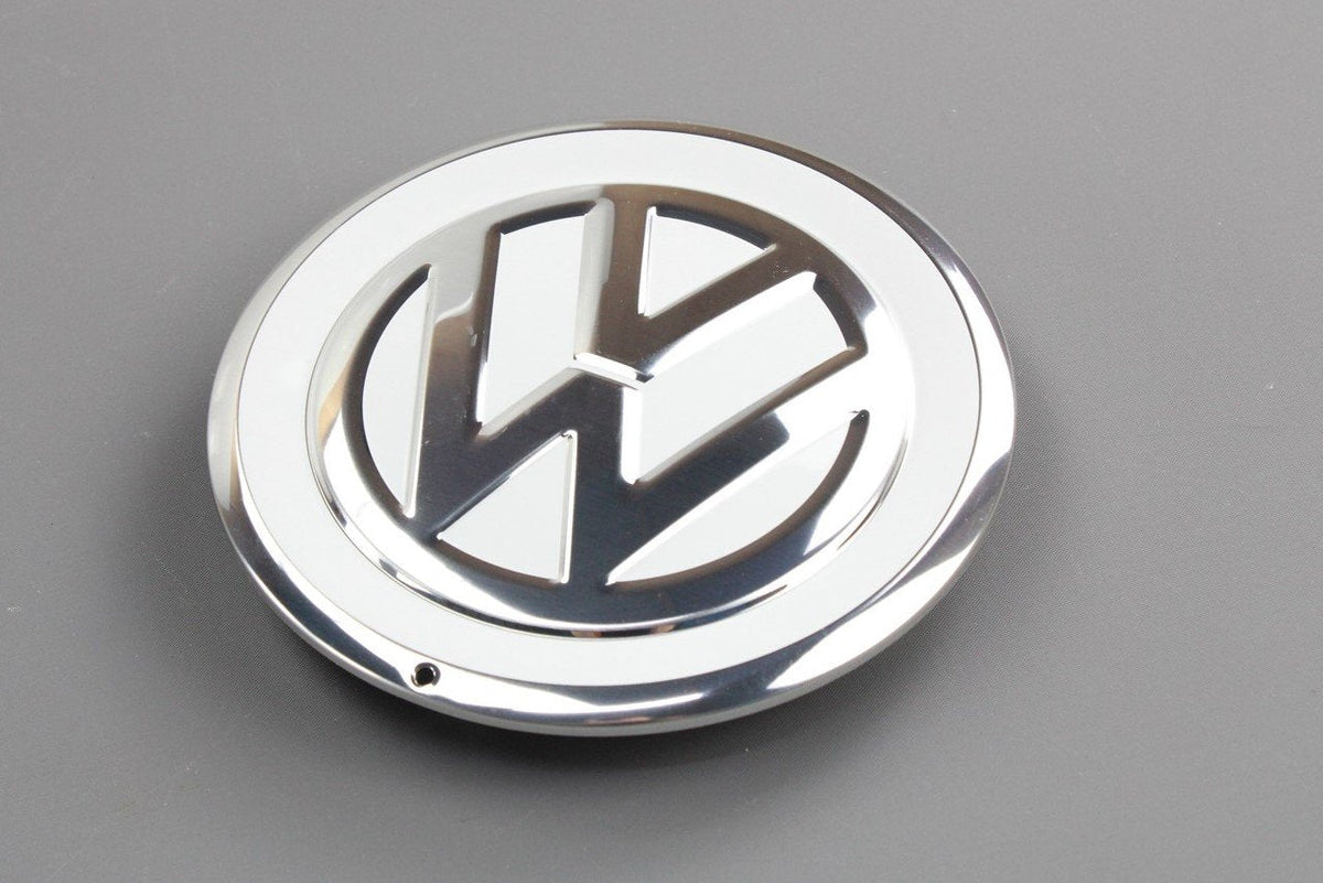 VW Up e-Up 2012-On Wheel centre hub cap Silver/White (x1) 1S0601149D C ...