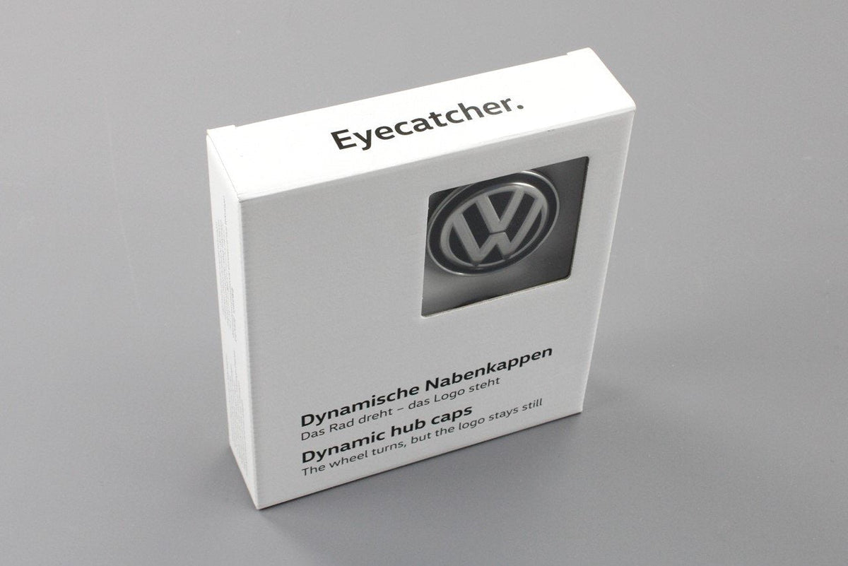 VW Dynamic self levelling alloy wheel centre caps (x4) 000071213C ...