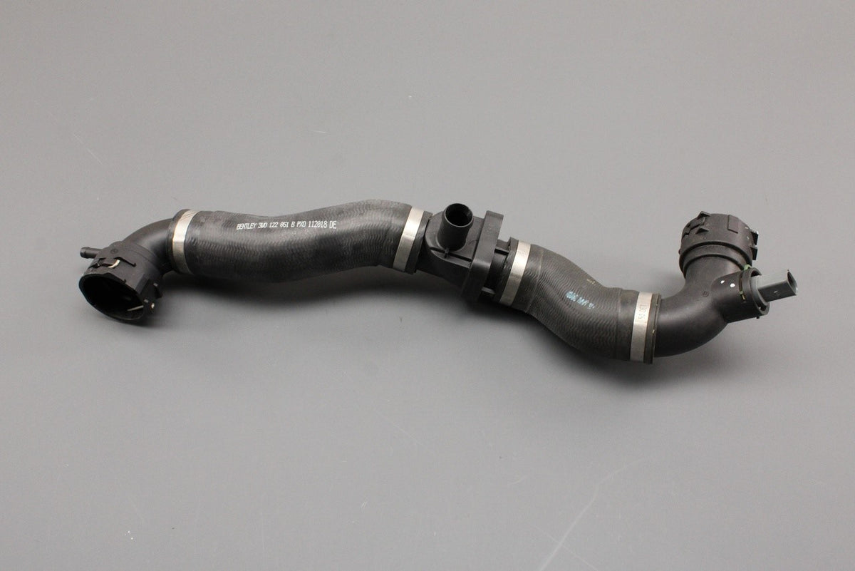 Bentley Continental GT GTC 04-10 6.0 radiator coolant hose 3W0122051B ...