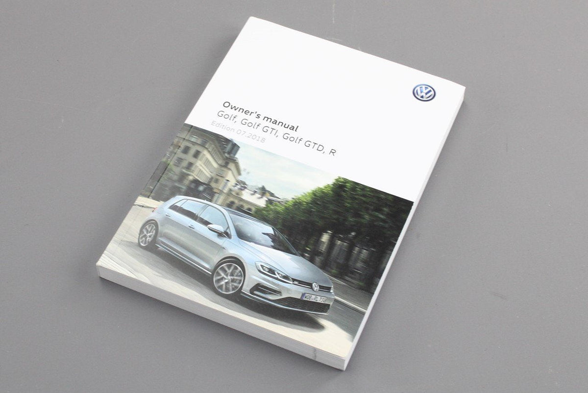 VW Golf MK7.5 Golf GTI GTD R owners manual booklet 5G0012720AG ...