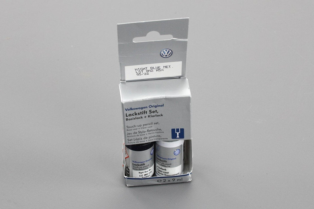 VW touch up paint set x2 9ml Night Blue metallic LH5X LST0M2H5X ...