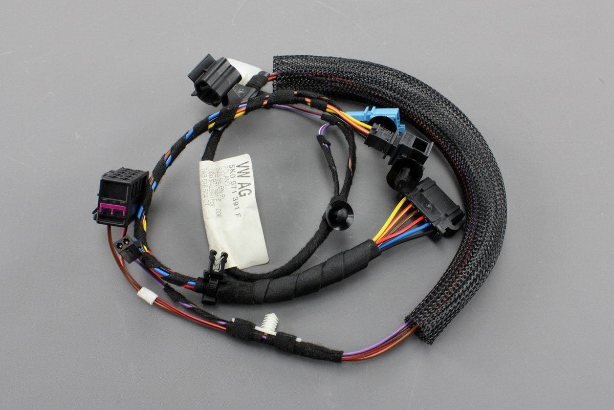 VW Golf MK6 2009-13 seat base wiring loom harness RHD (left) 5K0971391 ...