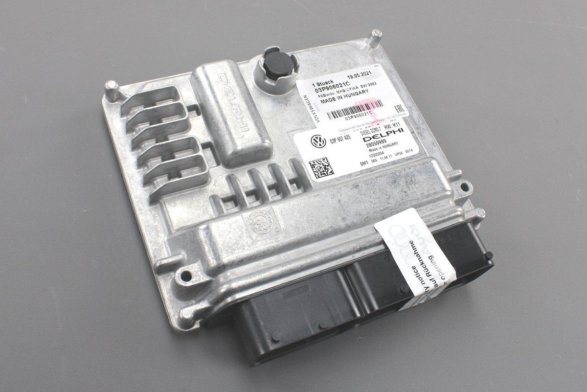 VW Polo 6R 2010-14 1.2 TDI CFWA engine ECU control unit 03P906021C ...