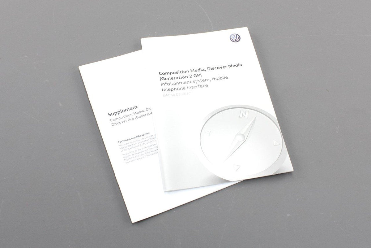 VW Composition Media Discover Media Gen 2 instruction manual 5NA012720 ...