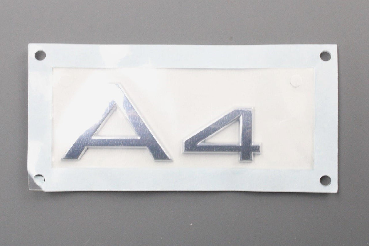 Audi A4 2005-on emblem lettering 'A4' badge 8H0853741 2ZZ – Partshaus Ltd