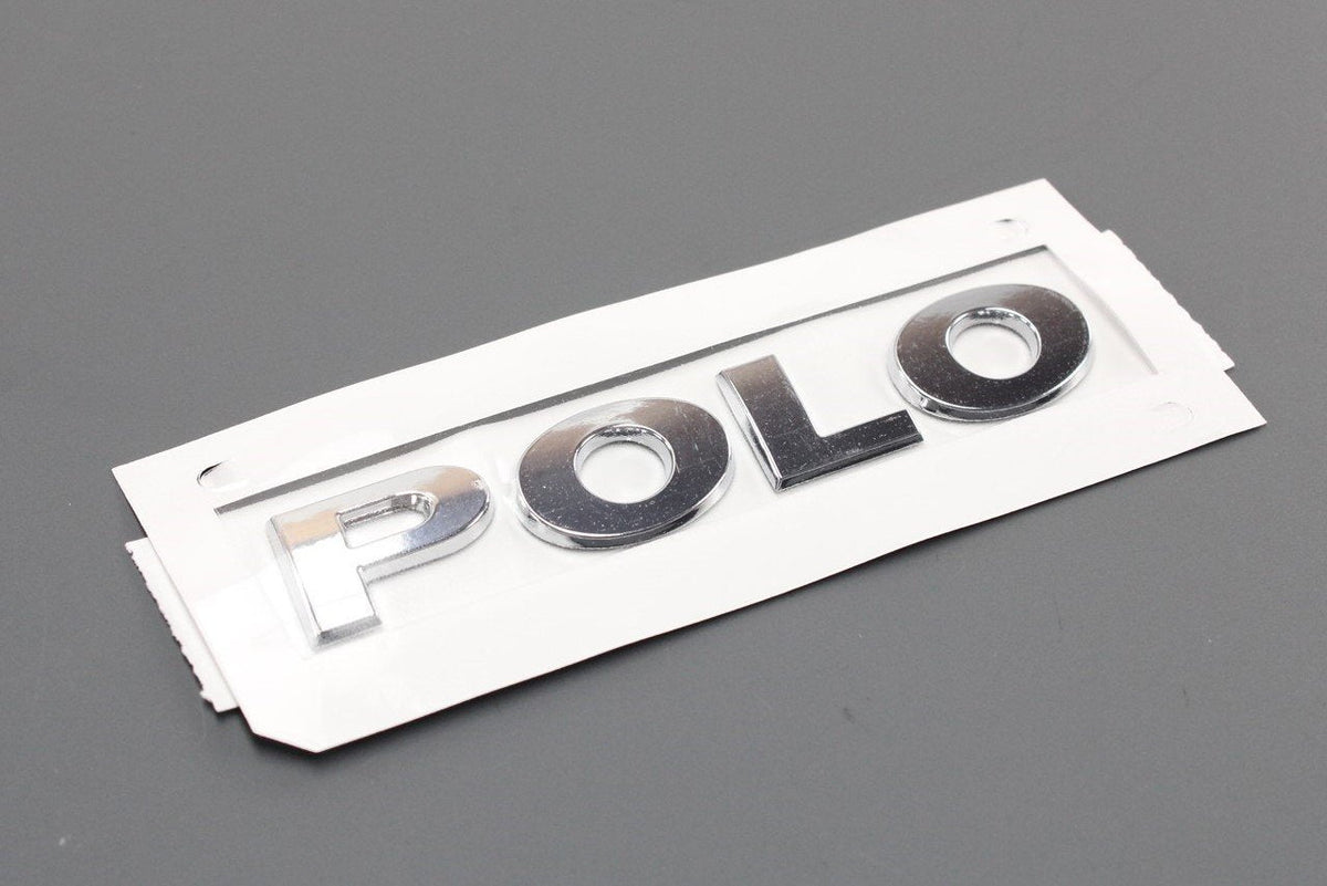 VW Polo AW 2018-on 'Polo' badge emblem (rear) 2G0853687 2ZZ – Partshaus Ltd