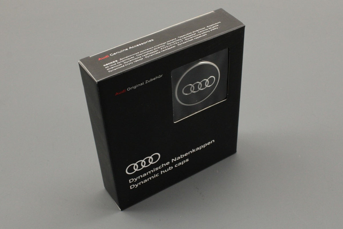 Audi dynamic alloy wheel centre caps set 4M8071006A – Partshaus Ltd