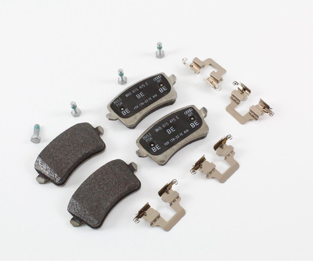 Audi A4 B8 A5 Q5 rear brake pad set for 300mm rear discs 8K0698451A ...