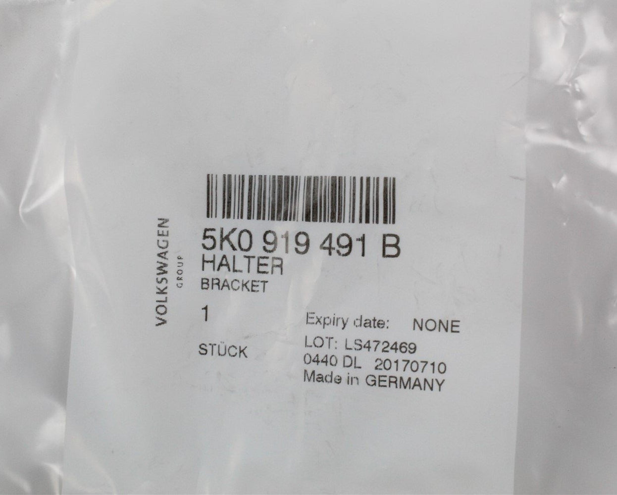 VW Golf MK6 VI front rear outer parking sensor bracket 5K0919491B ...