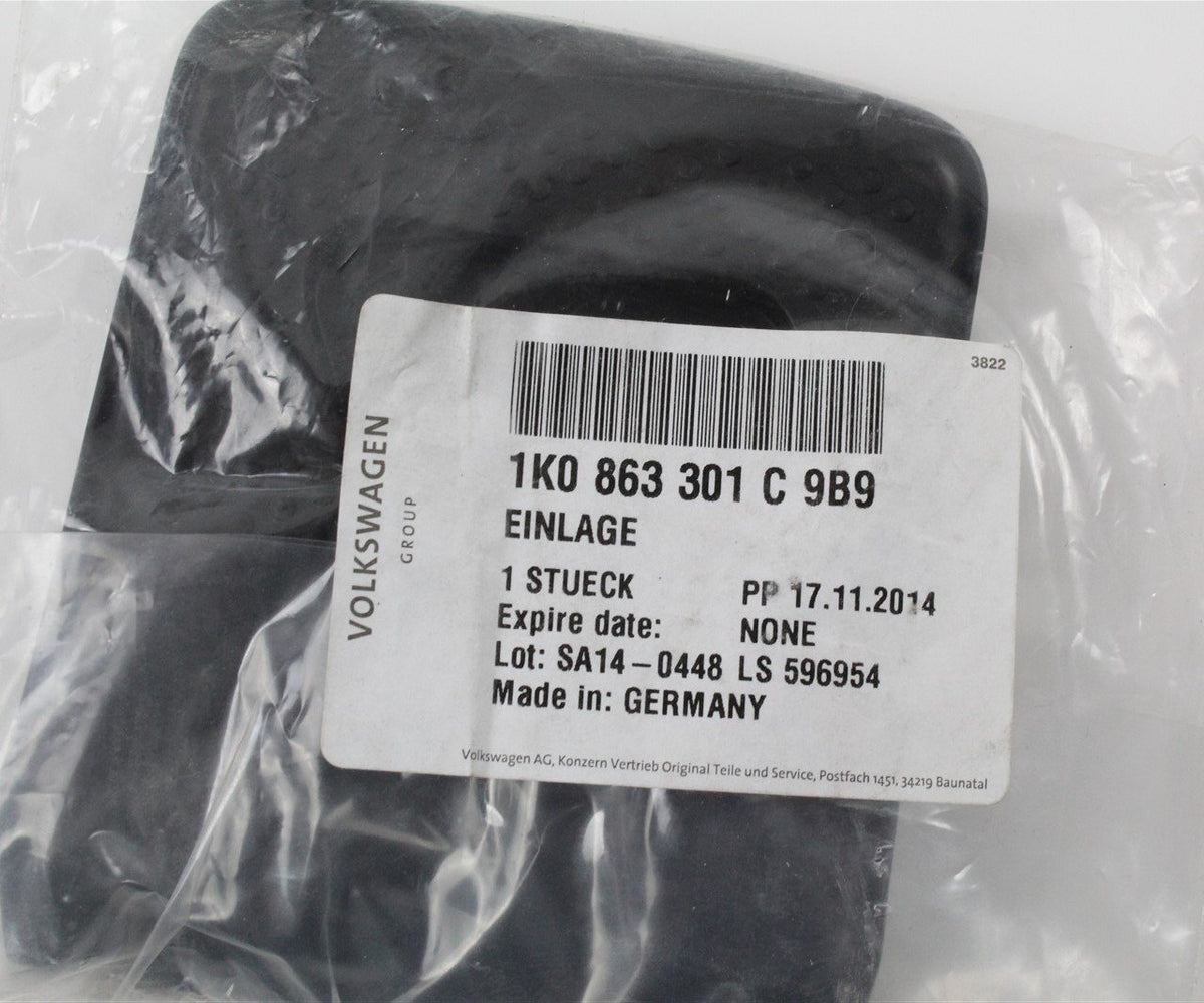 VW Golf MK5 MK6 Eos centre cup holder insert mat 1K0863301C 9B9 ...