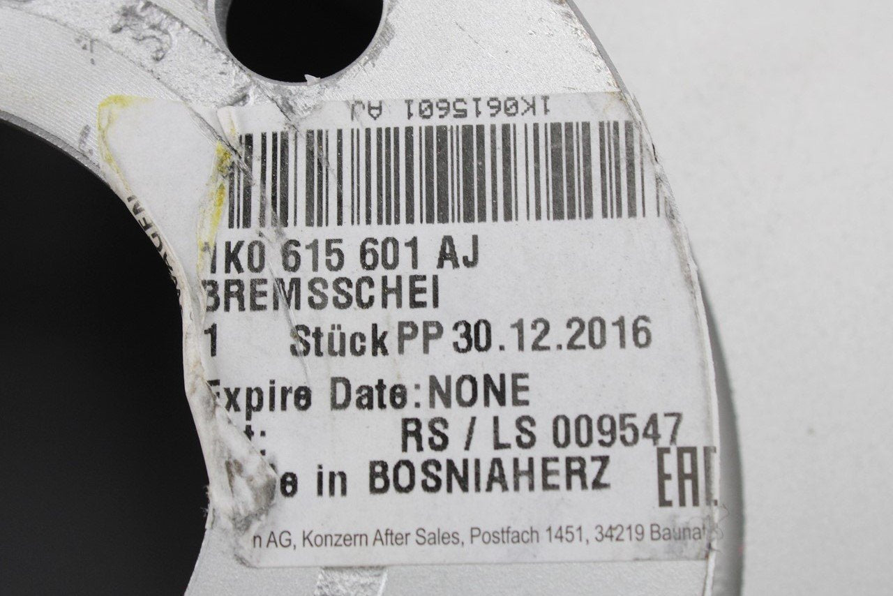 VW Audi Skoda SEAT Golf A3 Leon Octavia 256 rear brake discs 1K0615601 ...